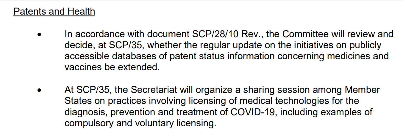 SCP 34: WIPO patent committee charts a course for the examination of ...