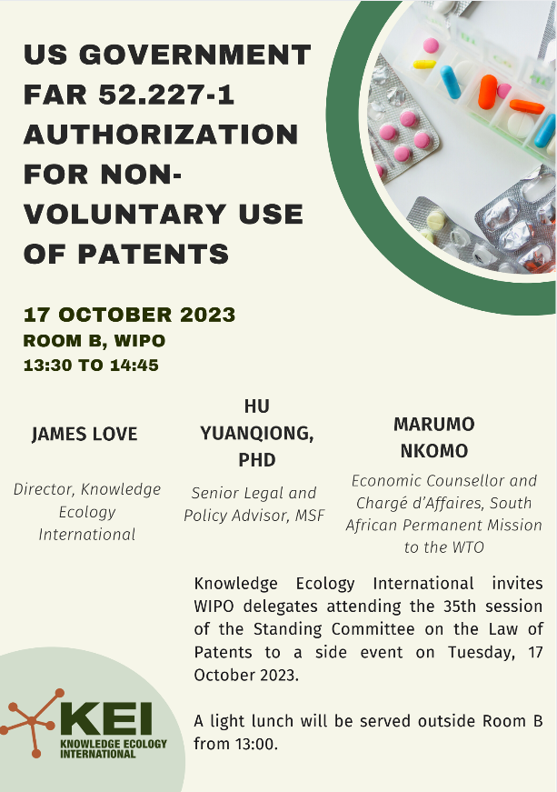 Save the Date - 17 October 2023 - US Government FAR 52.227-1 ...