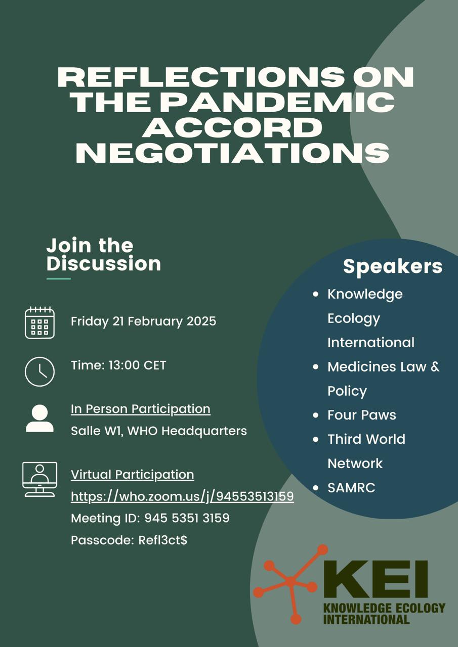 Save the Date: Friday, 21 February 2025 - Reflections on the Pandemic ...